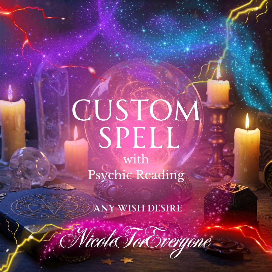 Custom Spell and Tarot Reading, Personalized Witchcraft Ritual ...