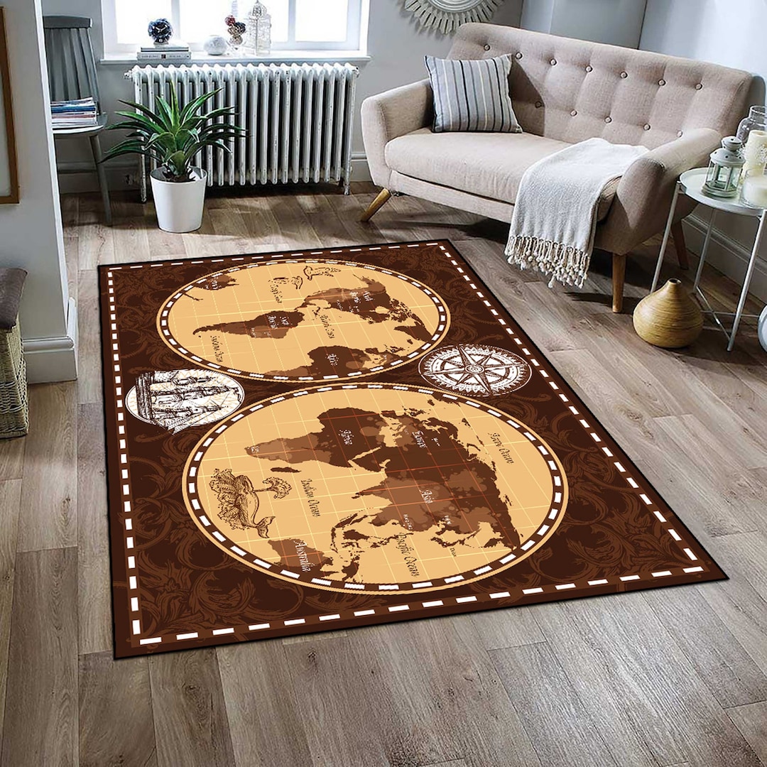 World Map Rugeducation Rugmap Rugworld Mapdesign Pattern - Etsy