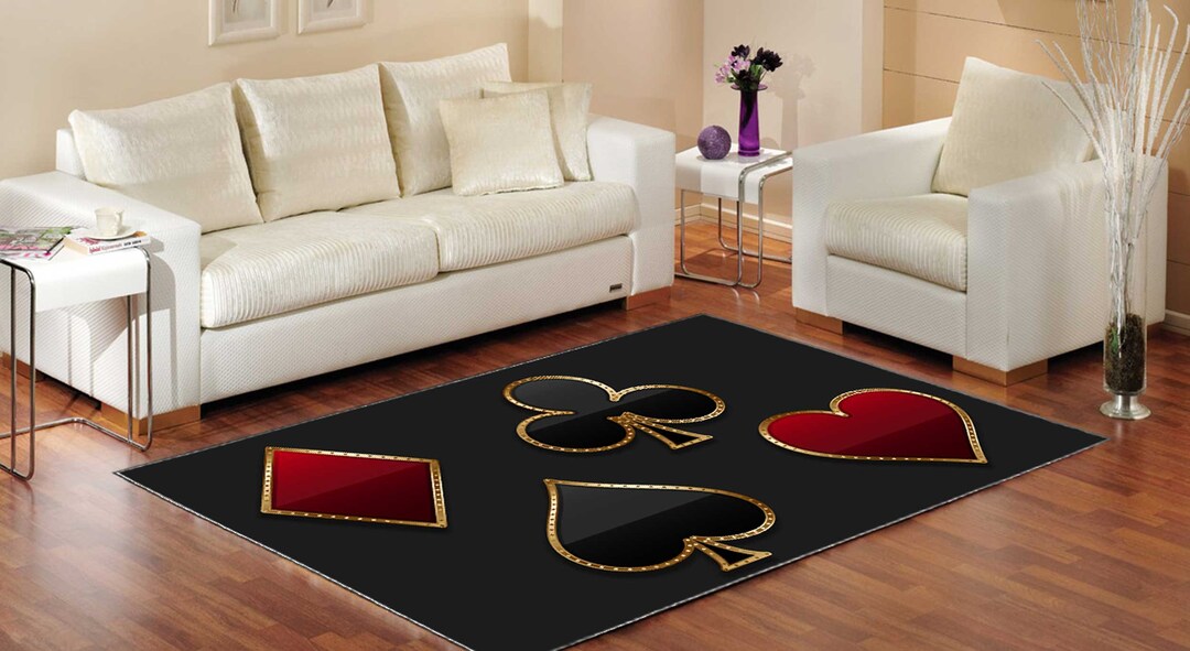 Ace of Rug Aces Paddle Ace of Playing Cards Rug for - Etsy