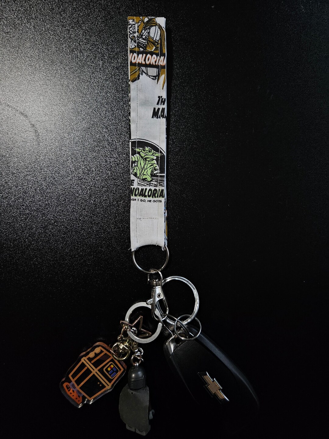 Mandalorian Grogu Baby Yoda Key Fob - Etsy