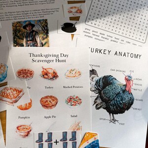 Thanksgiving Unit Study, 82 Page PDF, Morning Basket, Homeschool ...