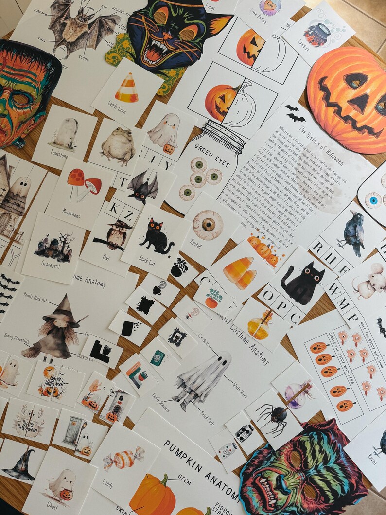Halloween Unit Study, 128 Page PDF, Morning Basket, Homeschool ...