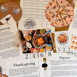 Thanksgiving Unit Study, 82 Page PDF, Morning Basket, Homeschool ...