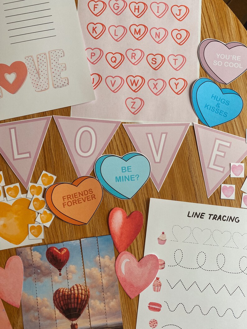 Valentine's Day Mini Unit Study, 45 Page PDF, Morning Basket ...