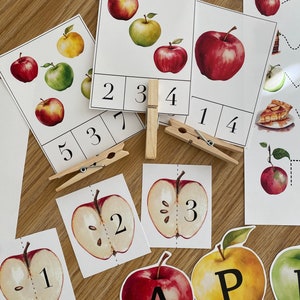 Apples Unit Study, 40 Page PDF, Morning Basket, Homeschool, Learning ...