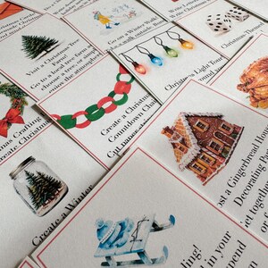 Christmas Advent Calendar Activity Cards, 42 Activities to Choose From ...