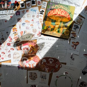 Mushroom & Fungi Unit Study, 110 Page PDF, Morning Basket, Homeschool ...