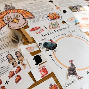 Thanksgiving Unit Study, 82 Page PDF, Morning Basket, Homeschool ...