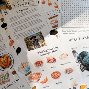 Thanksgiving Unit Study, 82 Page PDF, Morning Basket, Homeschool ...