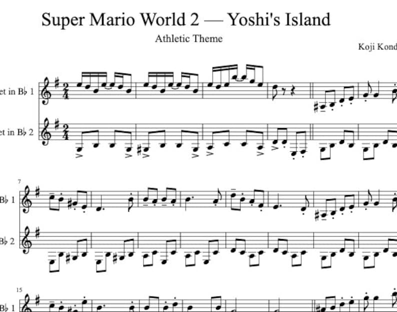Yoshi's Island Theme - Etsy