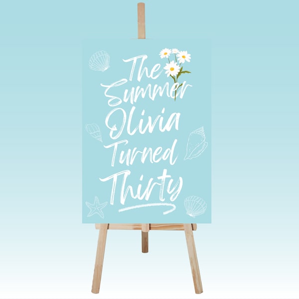 Summer I Turned Pretty Posters - Etsy