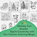 65 Christmas Coloring Pages | Kids and Adults | Instant Download | PDF ...