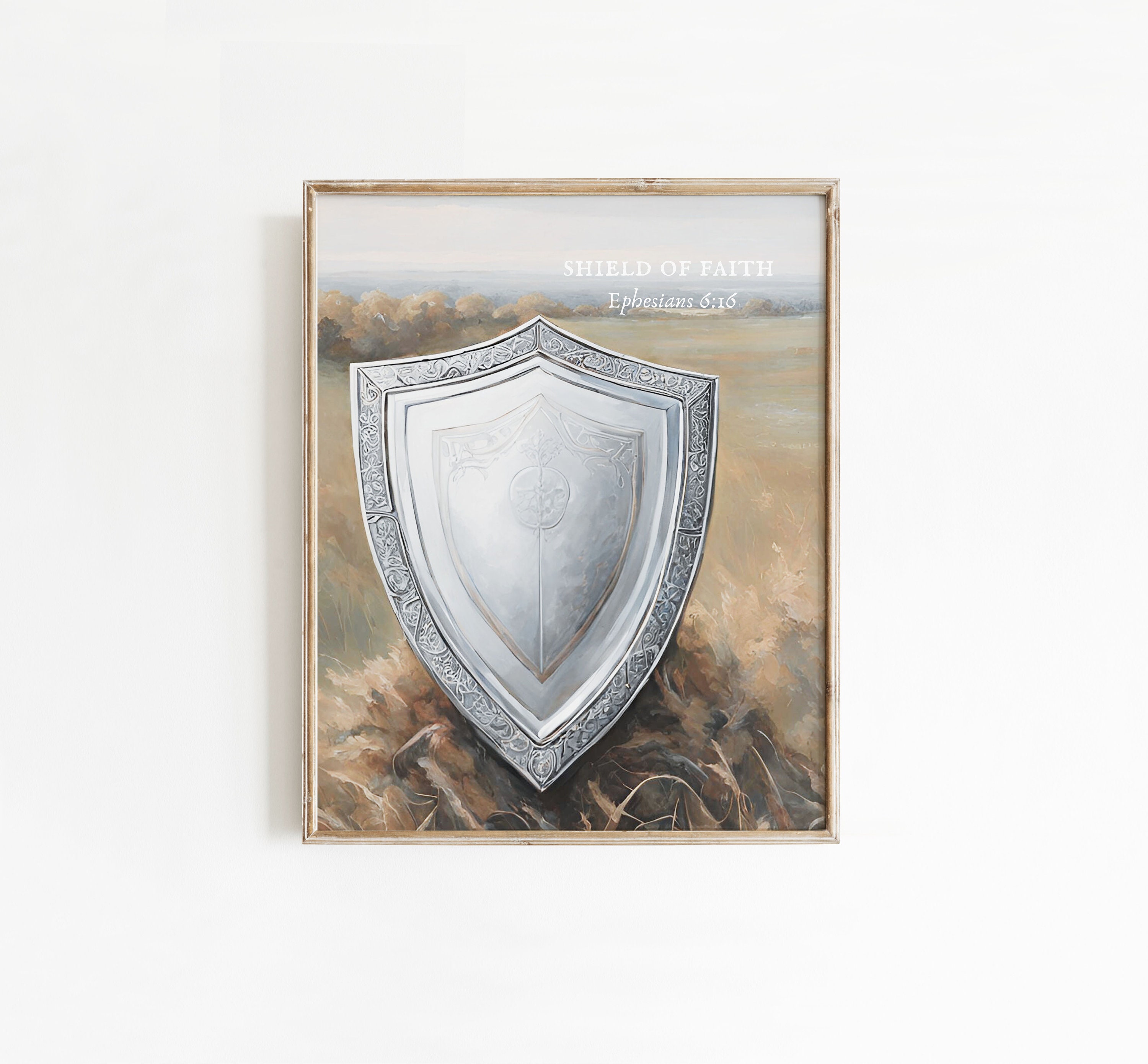 Armor of God Print Set, Ephesians 6:13, Bible Verse Wall Art (digital ...