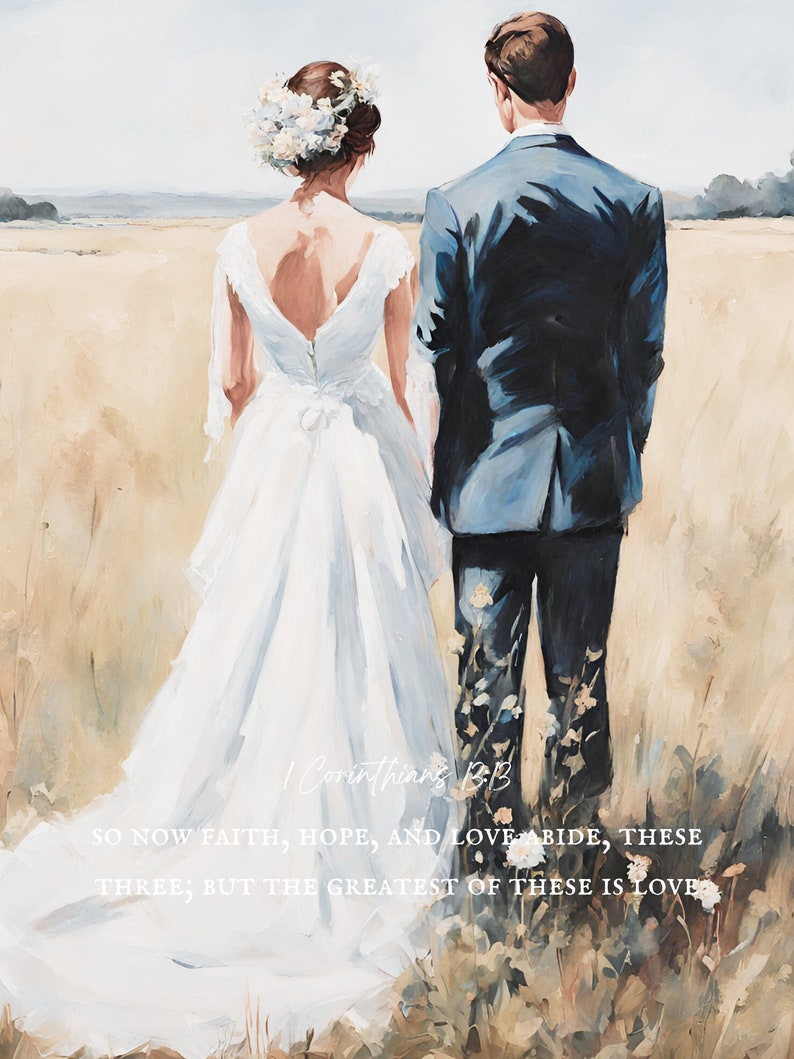 Christian Wall Art Printable, Bible Verse Wall Art, 1 Corinthians 13:13 ...