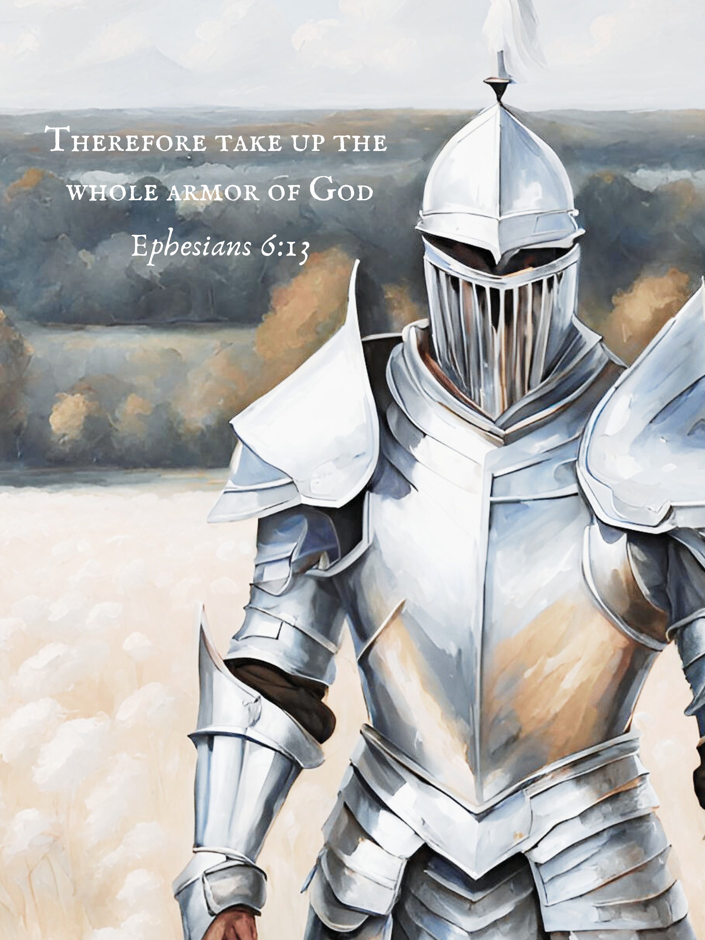 Ephesians 6:13 Whole Armor of God - Bible Verse Art, Armor of God ...
