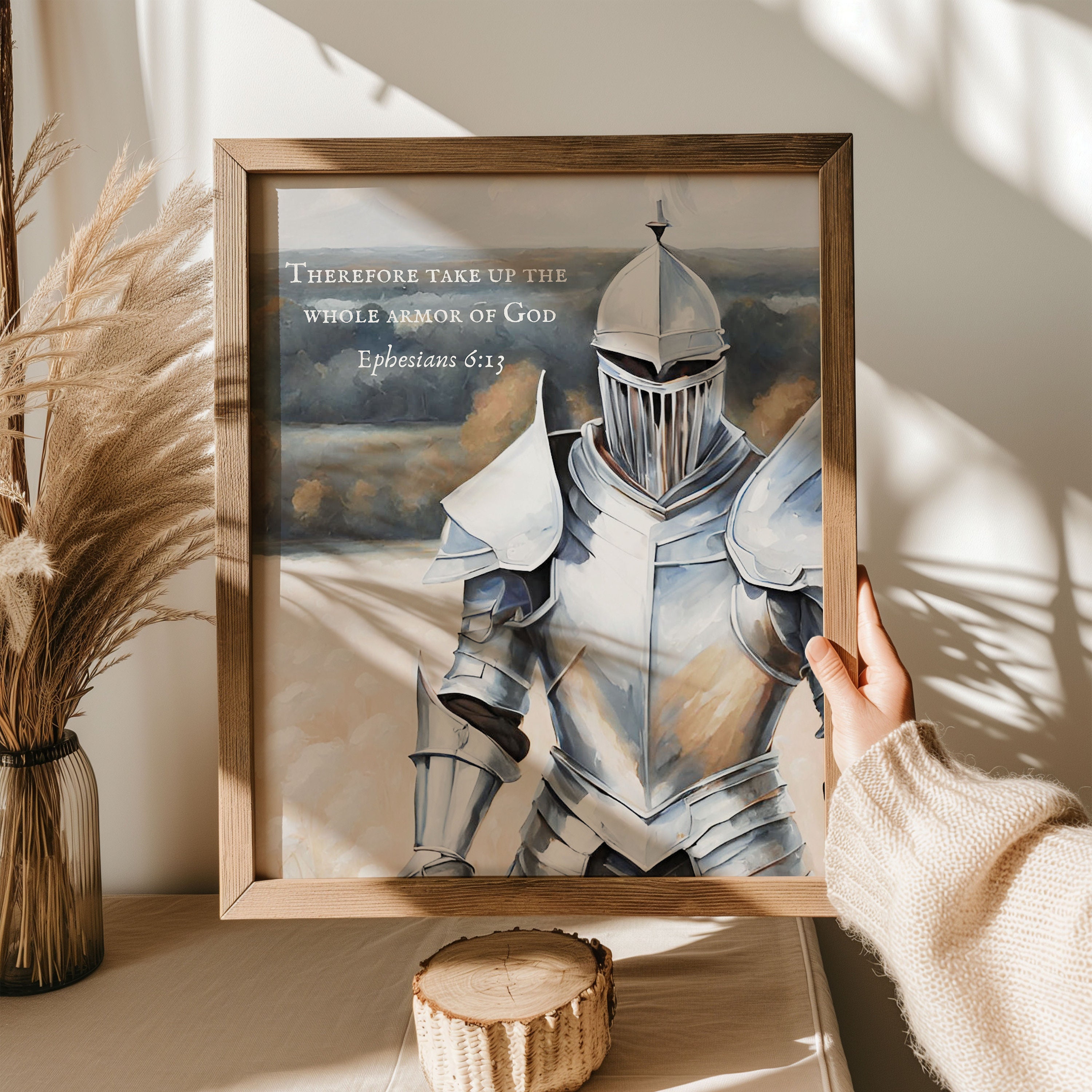 Armor of God Print - Ephesians 6:13, Christian Wall Art (digital ...