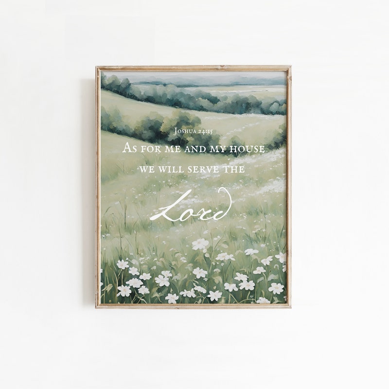 As for Me and My House - Etsy