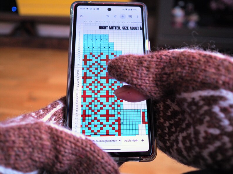 PDF PATTERN Rude Crosswalk Mittens Knitting Pattern With - Etsy