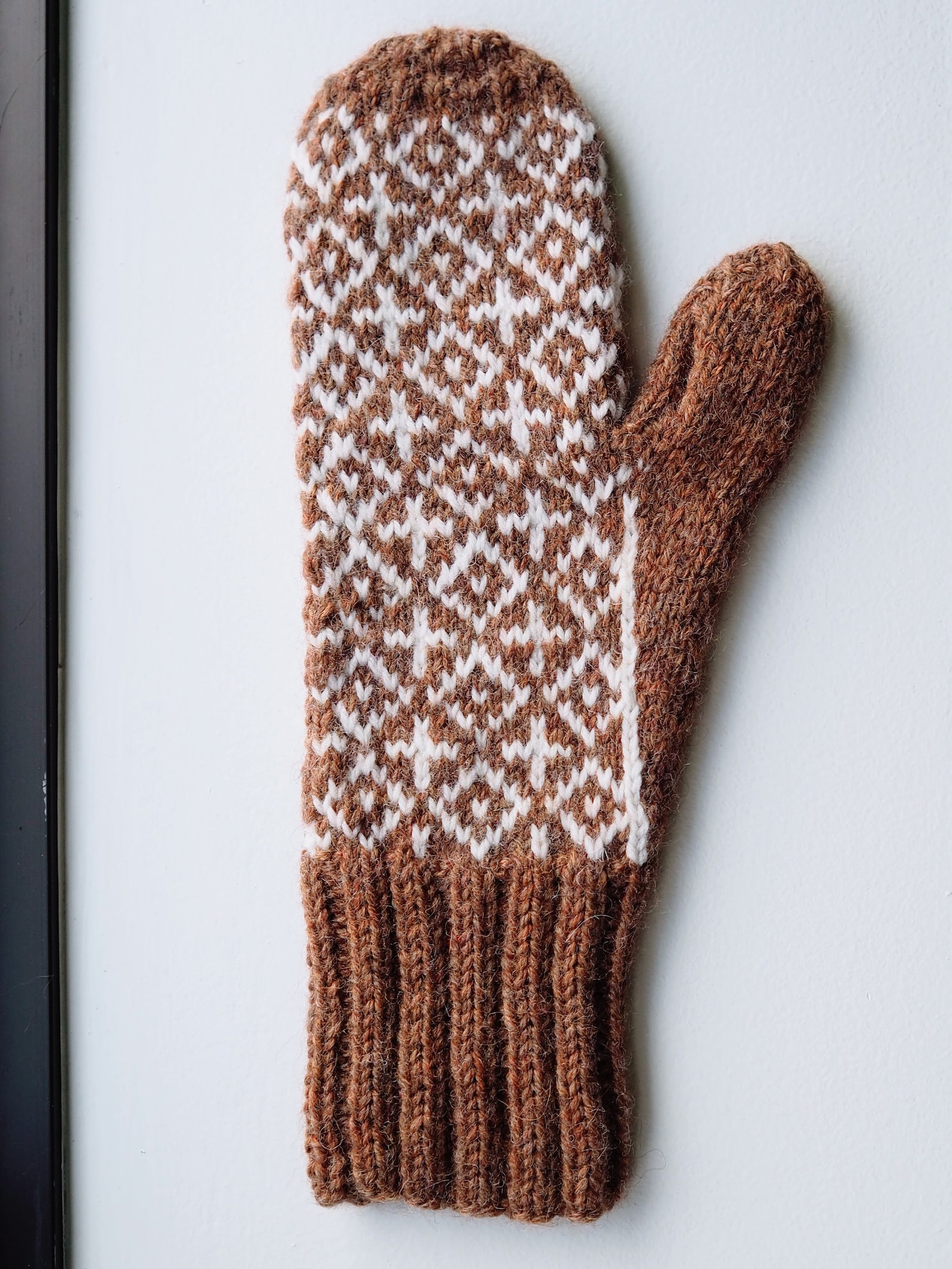 PDF PATTERN - Rude Crosswalk Mittens Knitting Pattern With FREE Custom ...