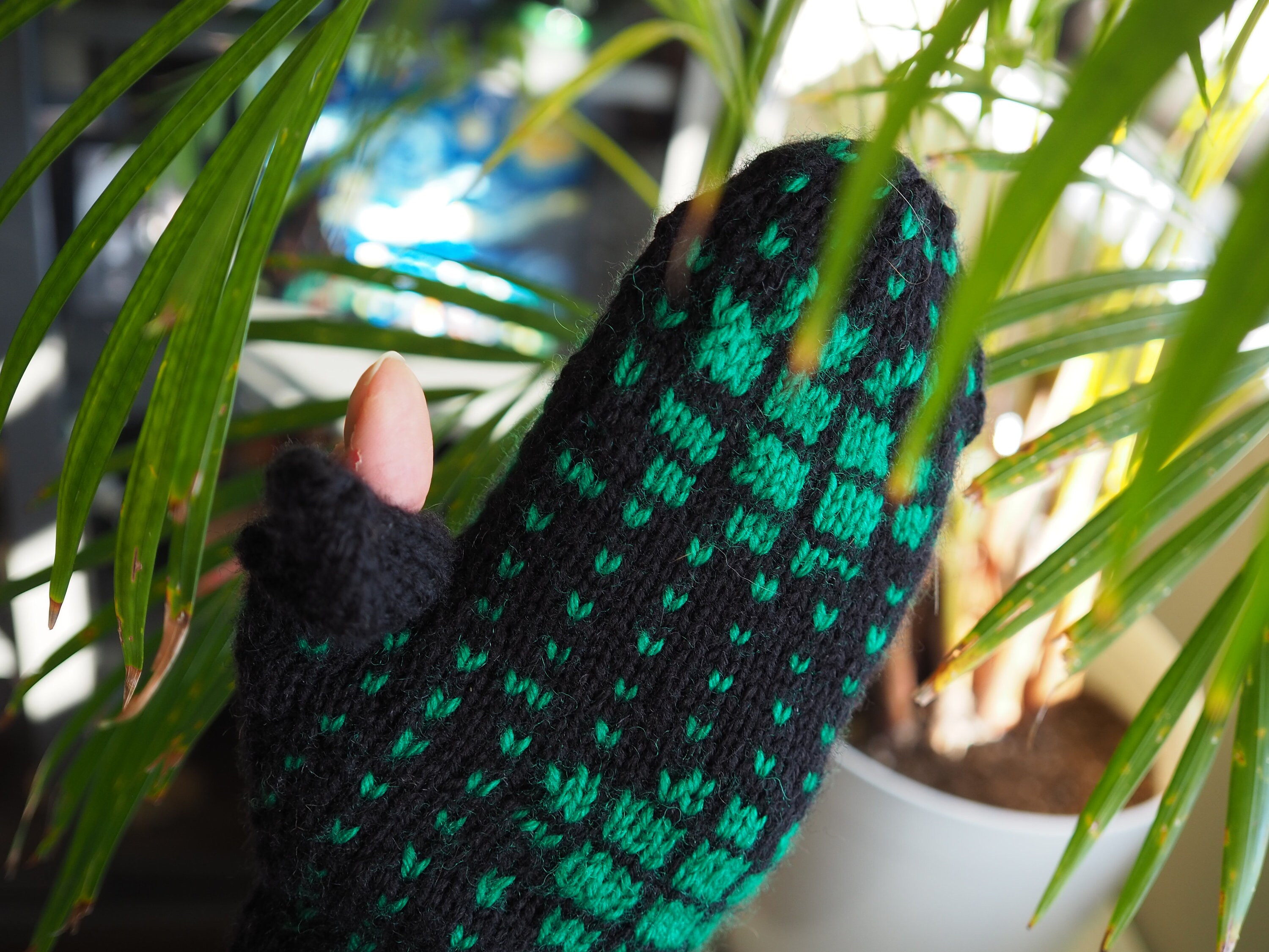 PDF PATTERN - Scary Numbers From Severance Mittens Knitting Pattern ...