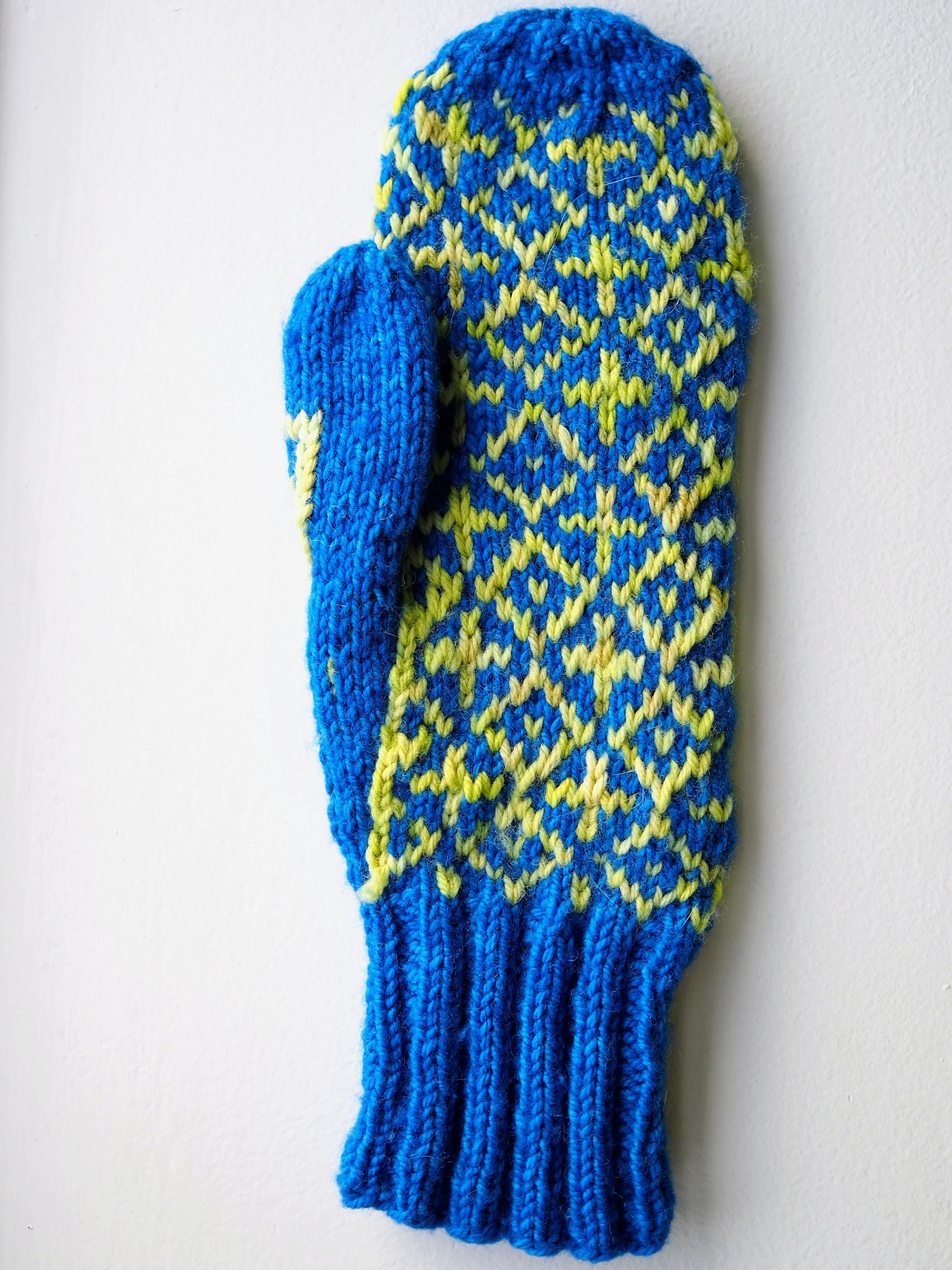 PDF PATTERN - Rude Crosswalk Mittens Knitting Pattern With FREE Custom ...