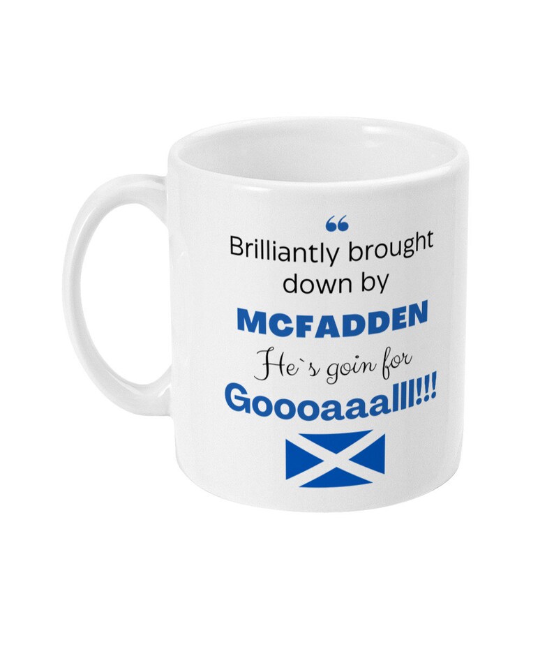 Scotland's Greatest Ever Goals Mcfadden Mug Football Commentary ...