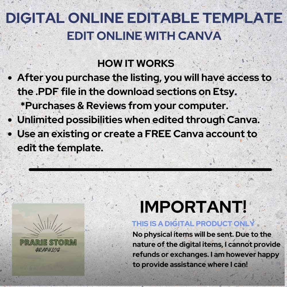 Editable Logo Template Business Logo Template Logo Design - Etsy