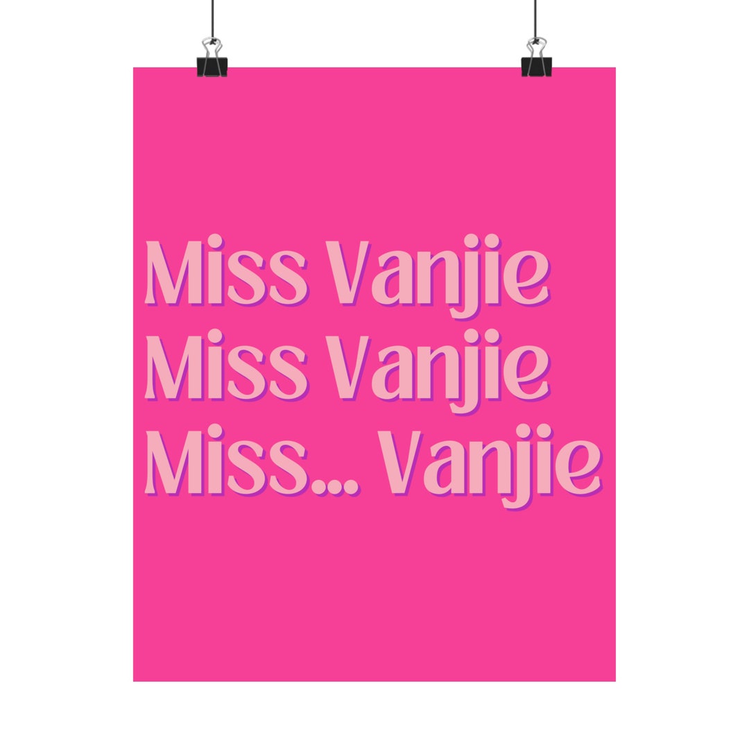Miss Vanjie Poster - Etsy