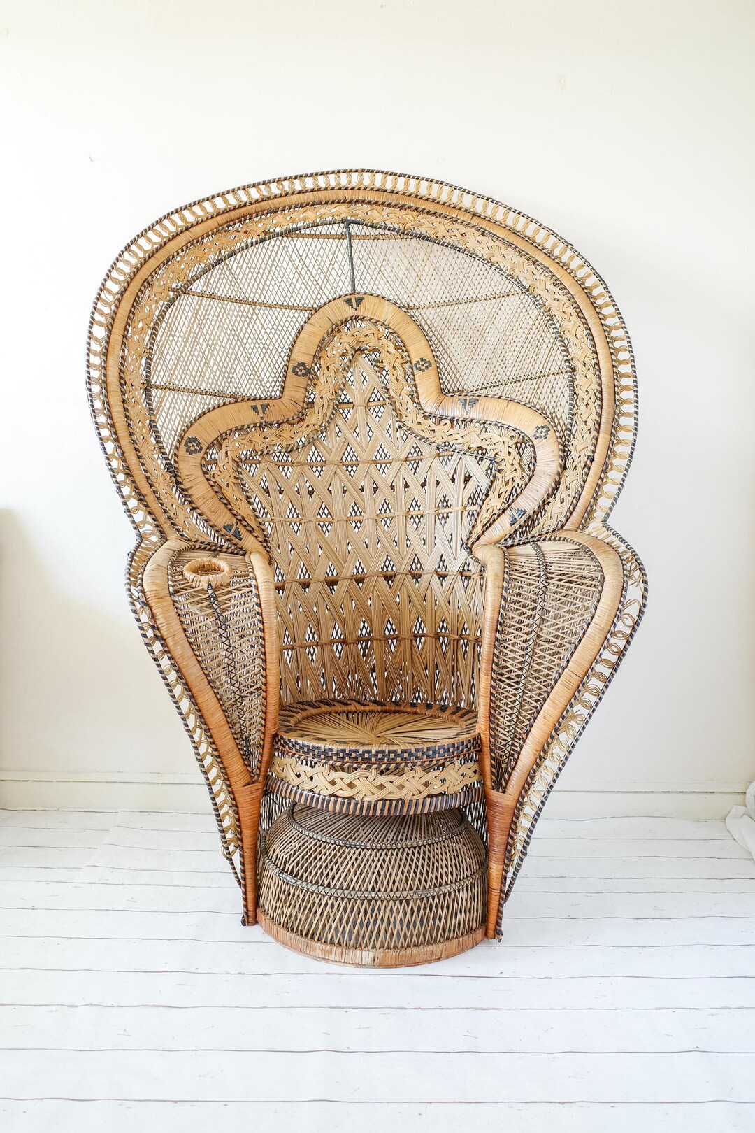 Sillas originales raras de The King of Peacock, decoración bohemia ...