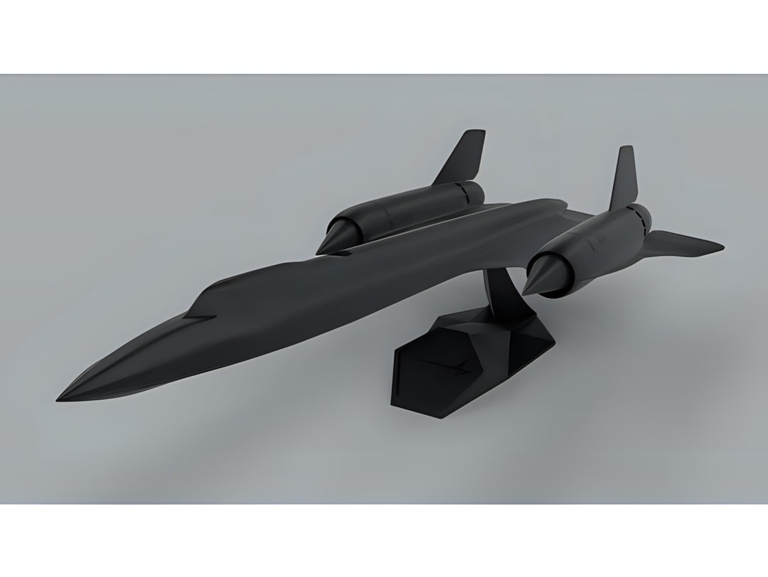 LOCKHEED SR-71A BLACKBIRD Model Aircraft Replica Aviation Decor Plane ...