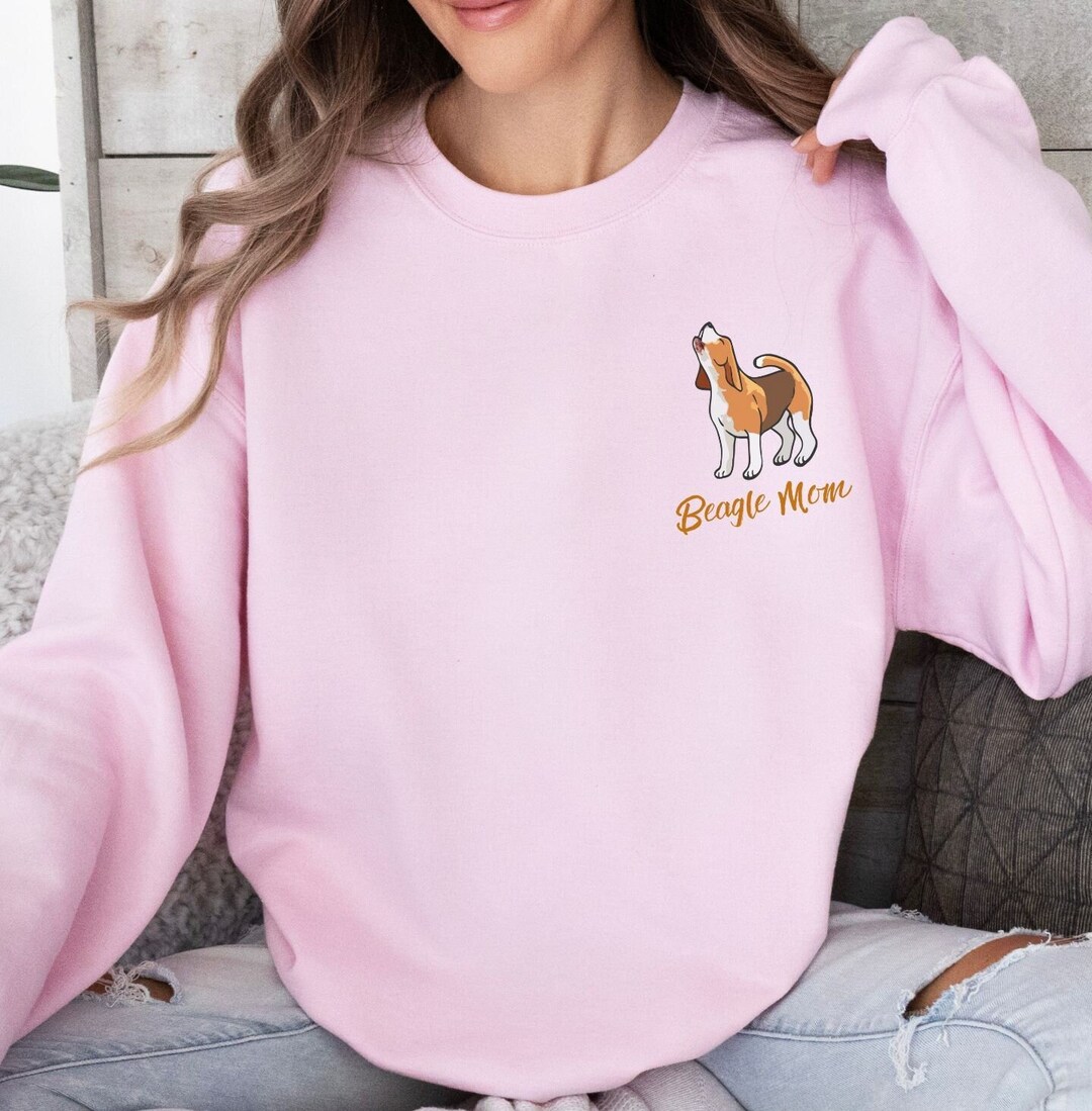 Beagle Mom Sweatshirt, Beagle Dog Mom Gift, Dog Lover Shirt, Dog Bread ...