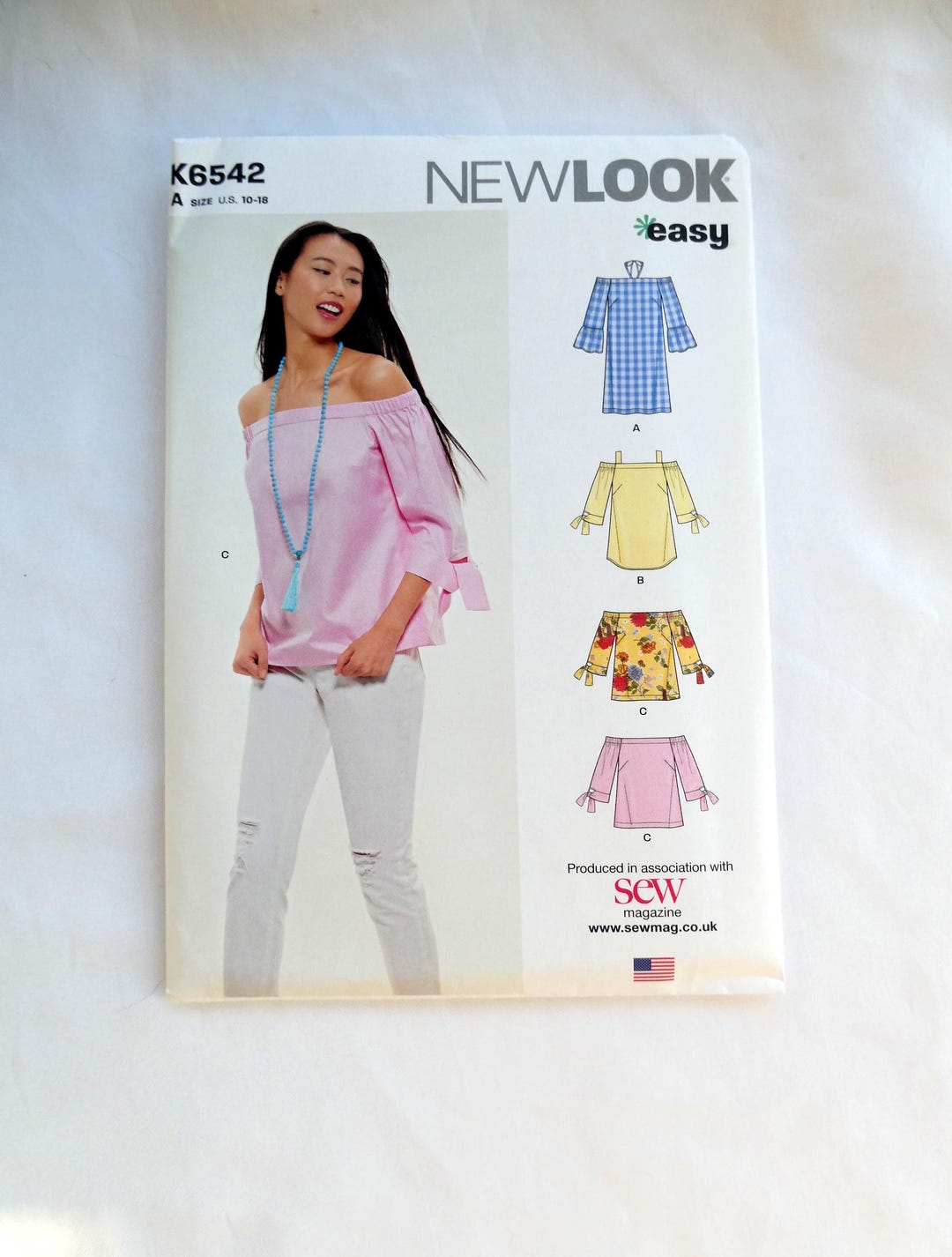 New Look Paper SEWING PATTERN K6542, Easy Top Sewing Pattern With ...