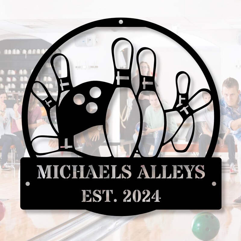 Bowling Alley Sign - Etsy