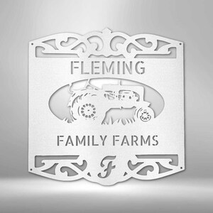 Custom Classic Tractor Metal Sign, Personalized Classic Tractor ...