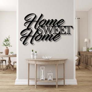 Home Sweet Home Metal Sign - Etsy