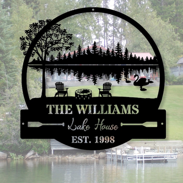 Custom Lake House Sign - Etsy