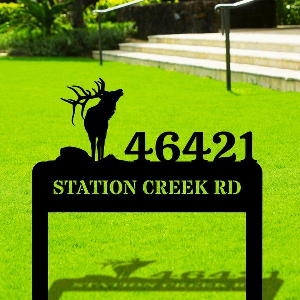 House Number Stake - Etsy