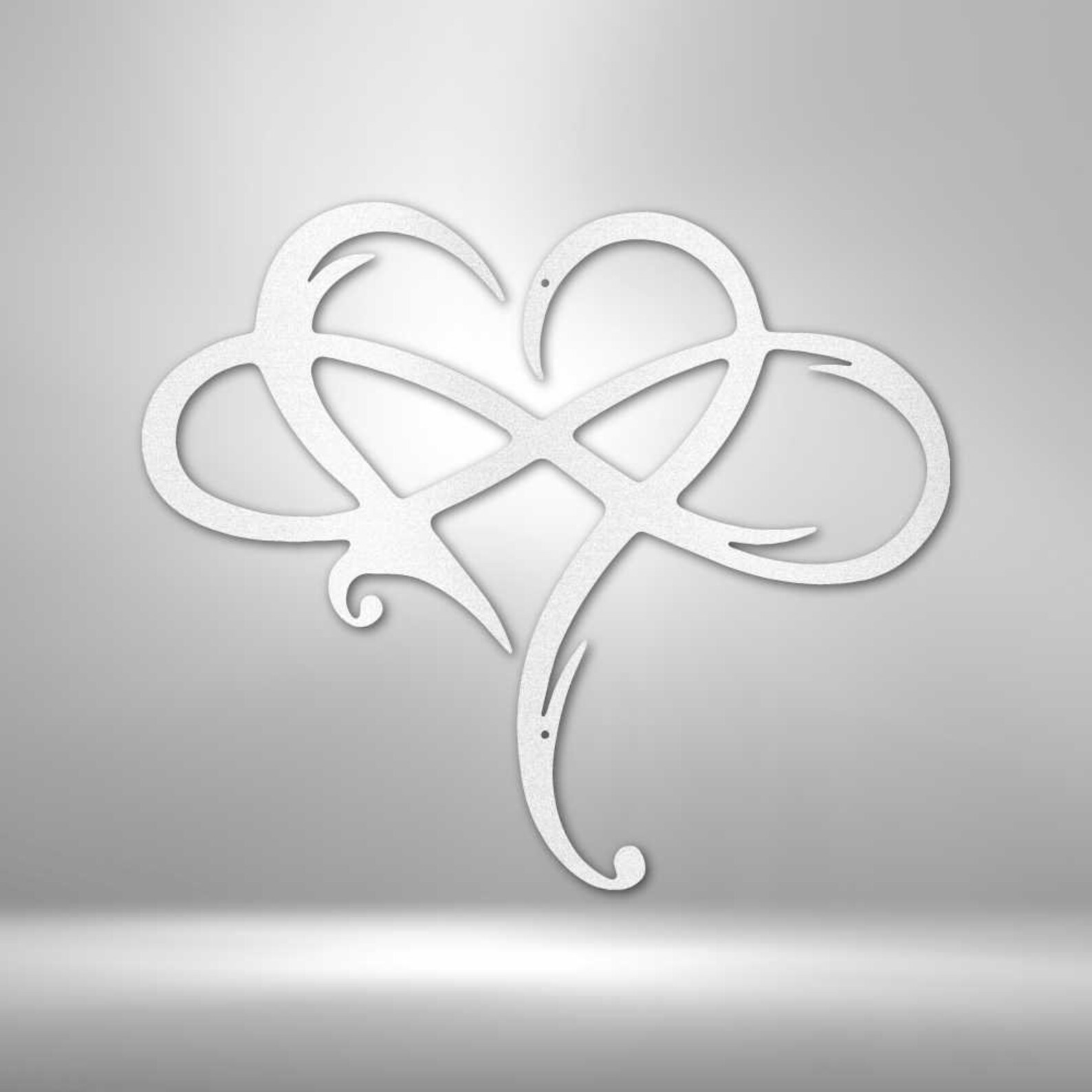 Infinity and Heart Metal Steel Sign, Wedding Gift, Couples Anniversary ...