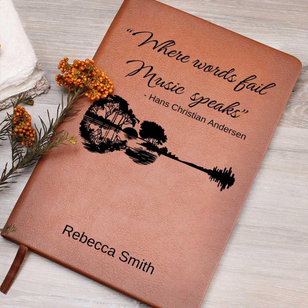 Where Words Fail Lyrics Notebook Journal, Songwriting Muscian Journal ...