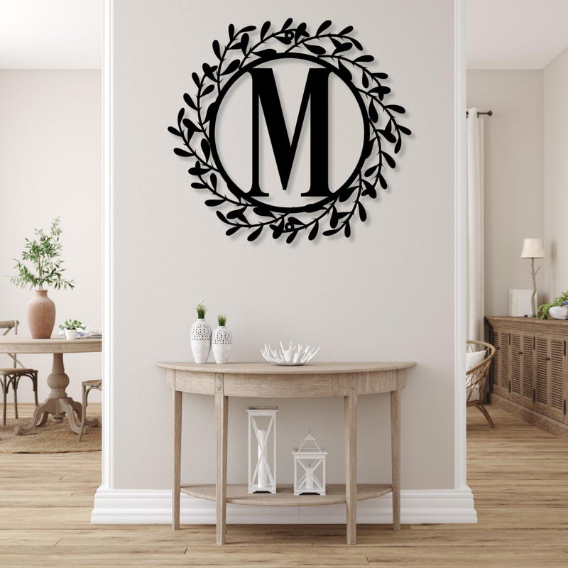 Initial Wall Art - Etsy