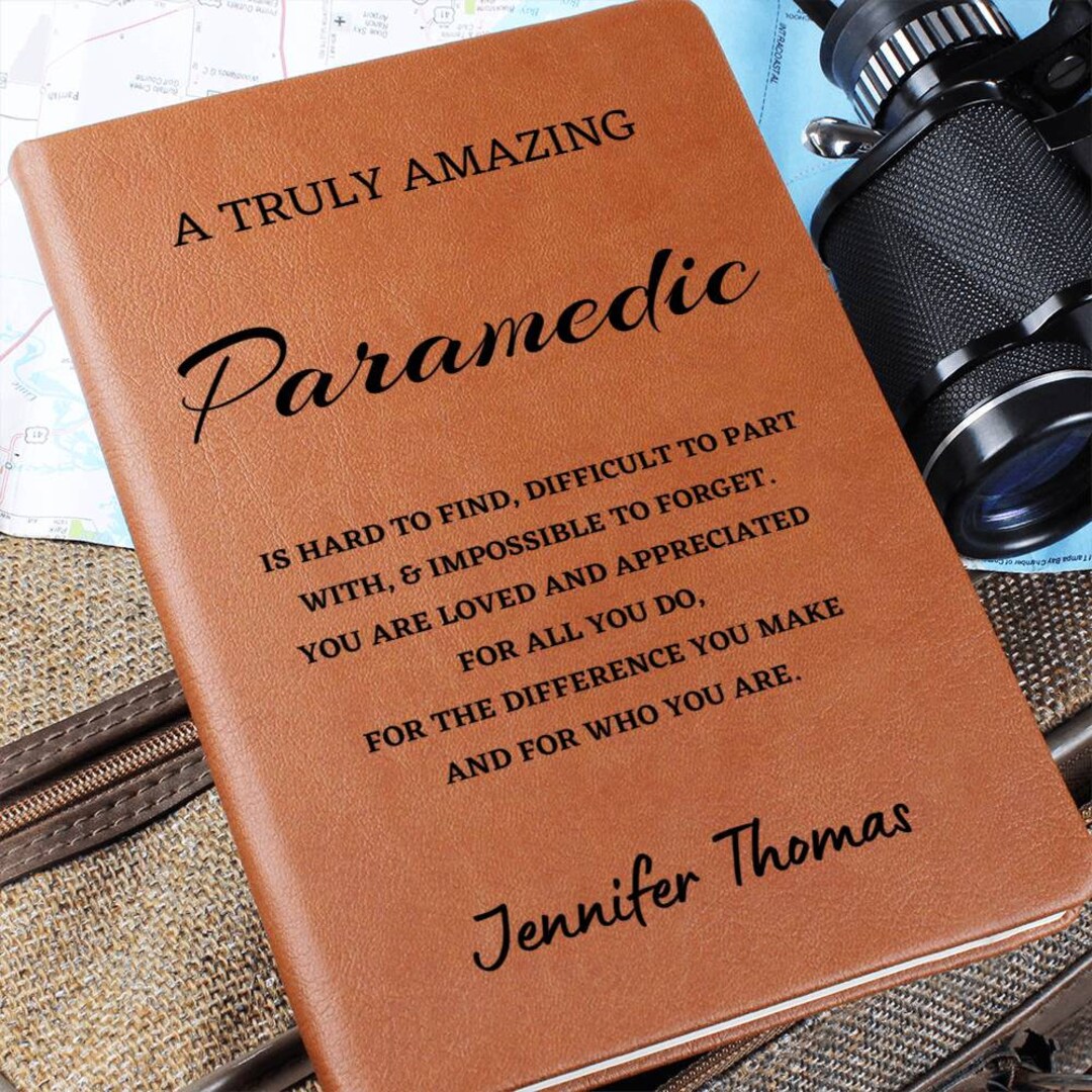 Personalized Paramedic Journal, Difference Maker Journal, Custom Name ...