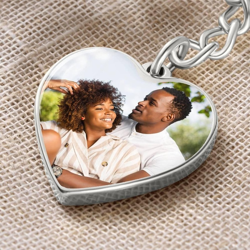 Heart Keychain - Etsy