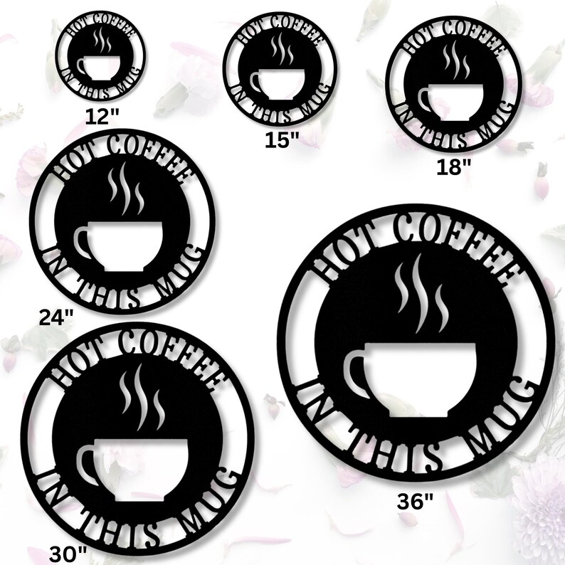 Coffee Bar Wall Sign, Personalized Coffee Metal Sign, Kitchen Coffee ...