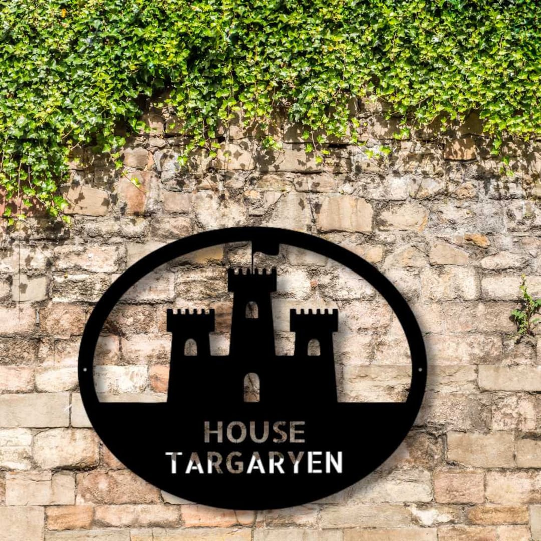 Custom King of the Castle Metal Sign, Personalized Castle Wall Art ...