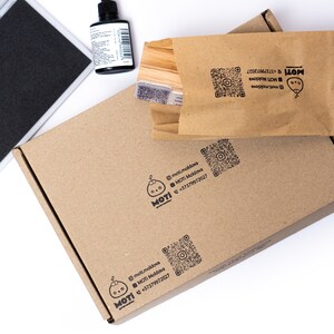 Paper Bag Stamp, Business Stamp, Book Stamp, Custom Logo Stamp, Return ...