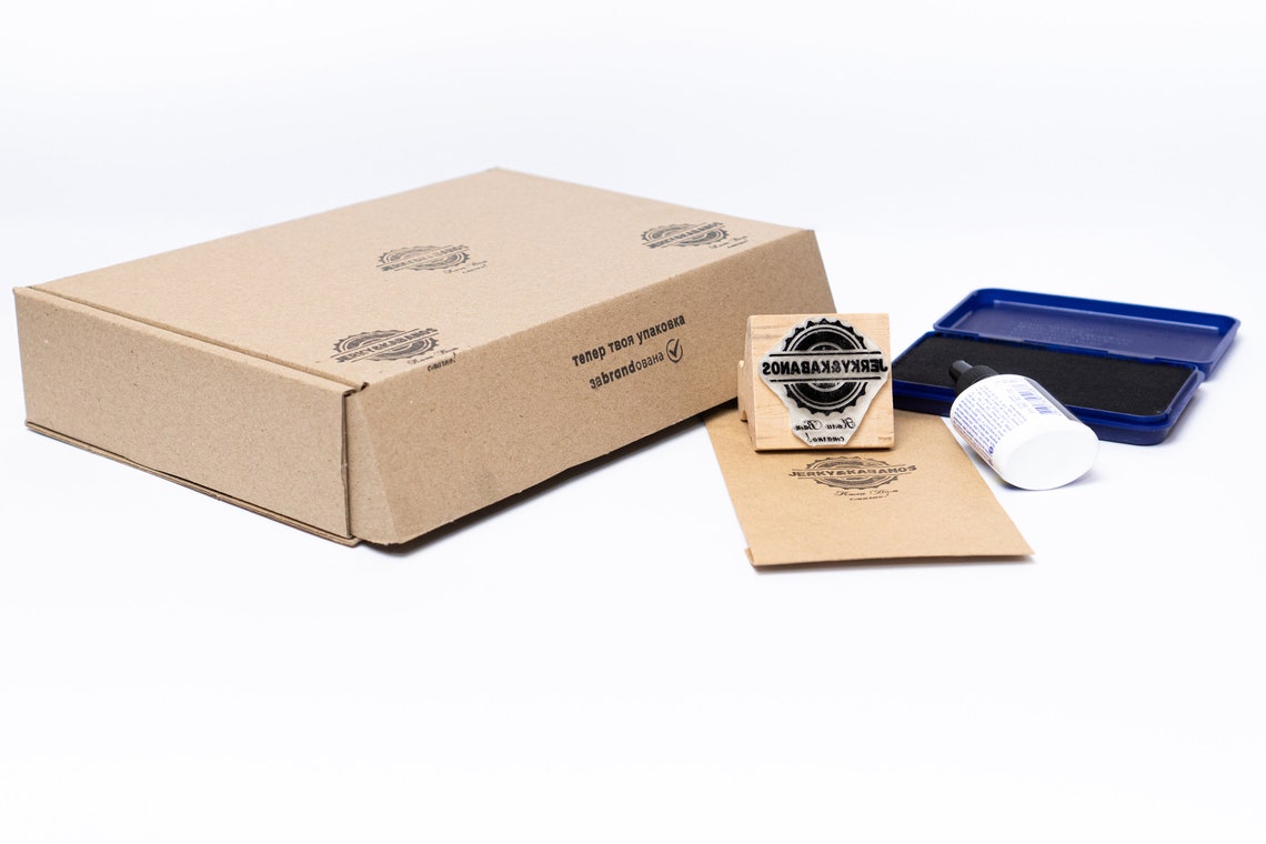 Paper Bag Stamp, Business Stamp, Book Stamp, Custom Logo Stamp, Return ...