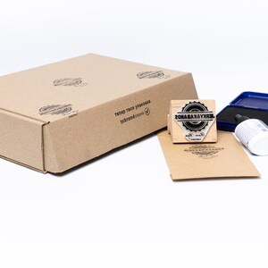 Paper Bag Stamp, Business Stamp, Book Stamp, Custom Logo Stamp, Return ...