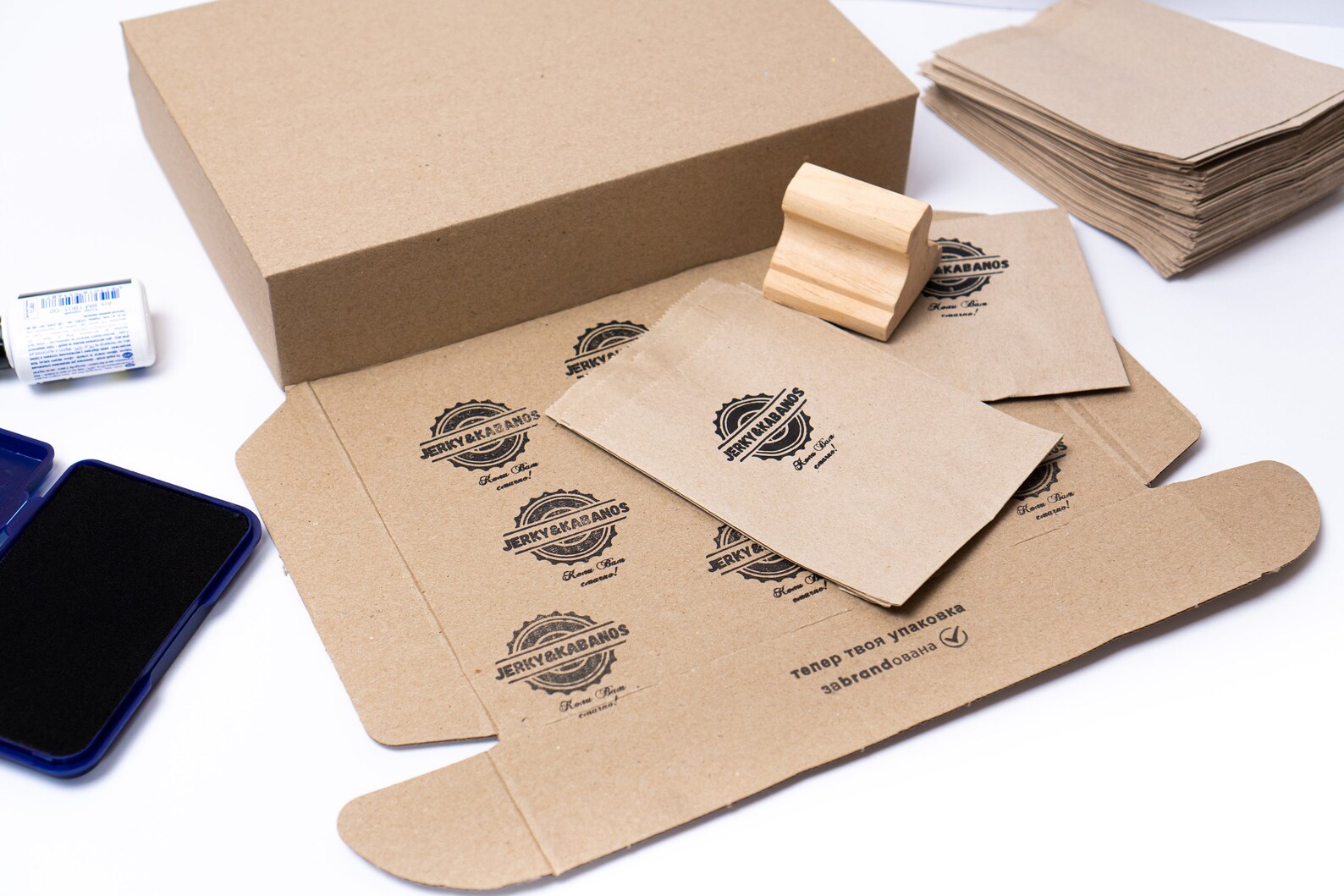 Paper Bag Stamp, Business Stamp, Book Stamp, Custom Logo Stamp, Return ...