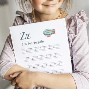 26 Alphabet Tracing Worksheets | Transport Design | Upper & Lowercase ...