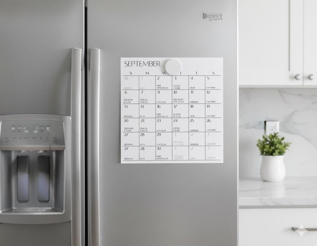Modern Printable Chore Chart: Customizable Weekly & Monthly Planner ...